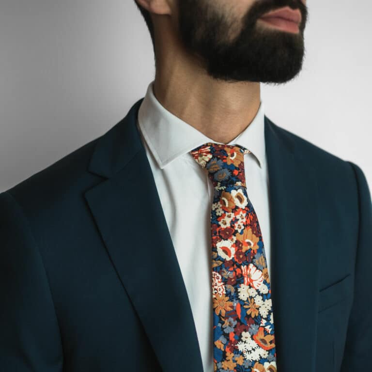 Cravate pour cérémonie Liberty Thorpe rouille | Gentille Alouette