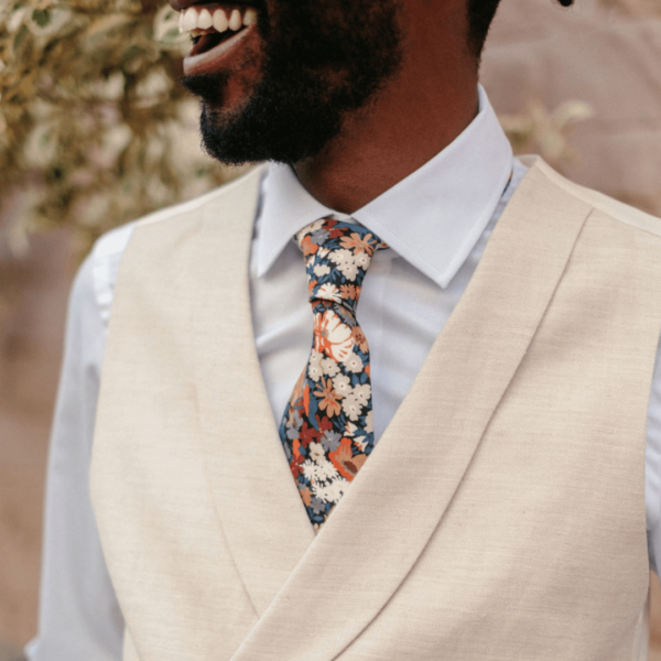 Cravate Liberty Thorpe rouille | Gentille Alouette