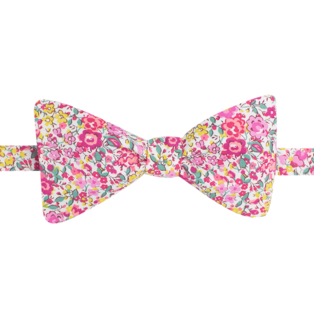 Noeud papillon Liberty Emma and Georgina hibiscus - Gentille Alouette