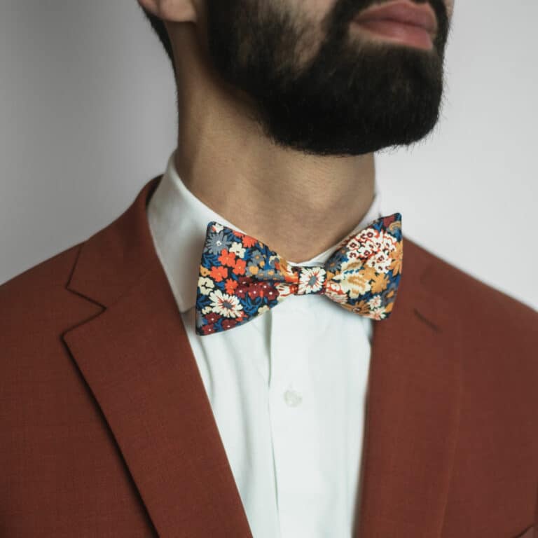 Cravate pour cérémonie Liberty Thorpe rouille | Gentille Alouette