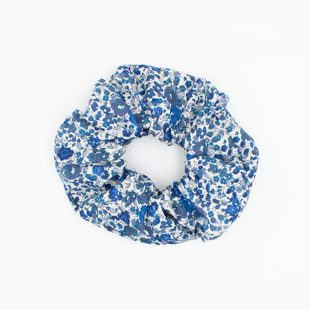 Chouchou Liberty Emma and Georgina bleu - Gentille Alouette